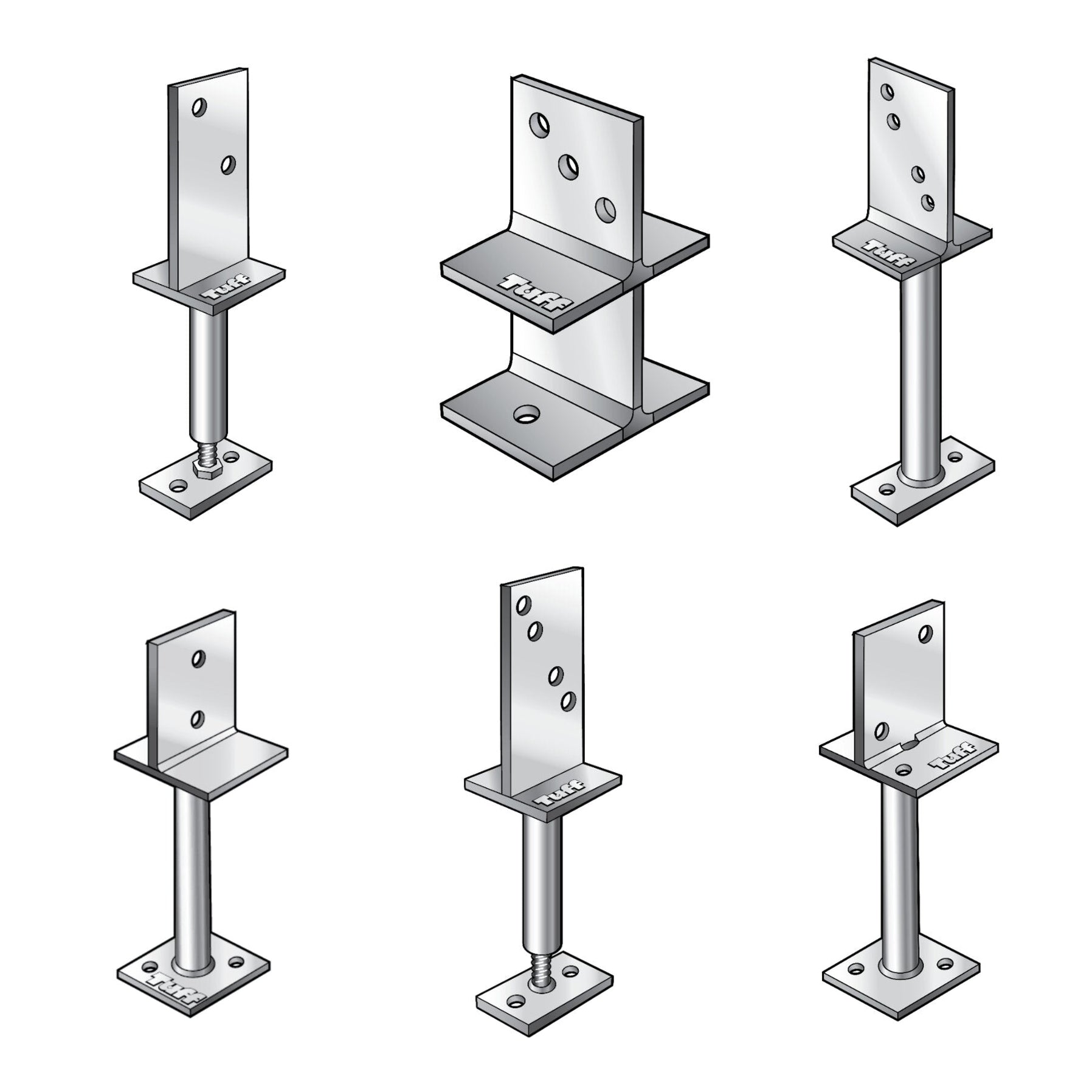 TUFF POST SUPPORTS — Decking Wood QLD