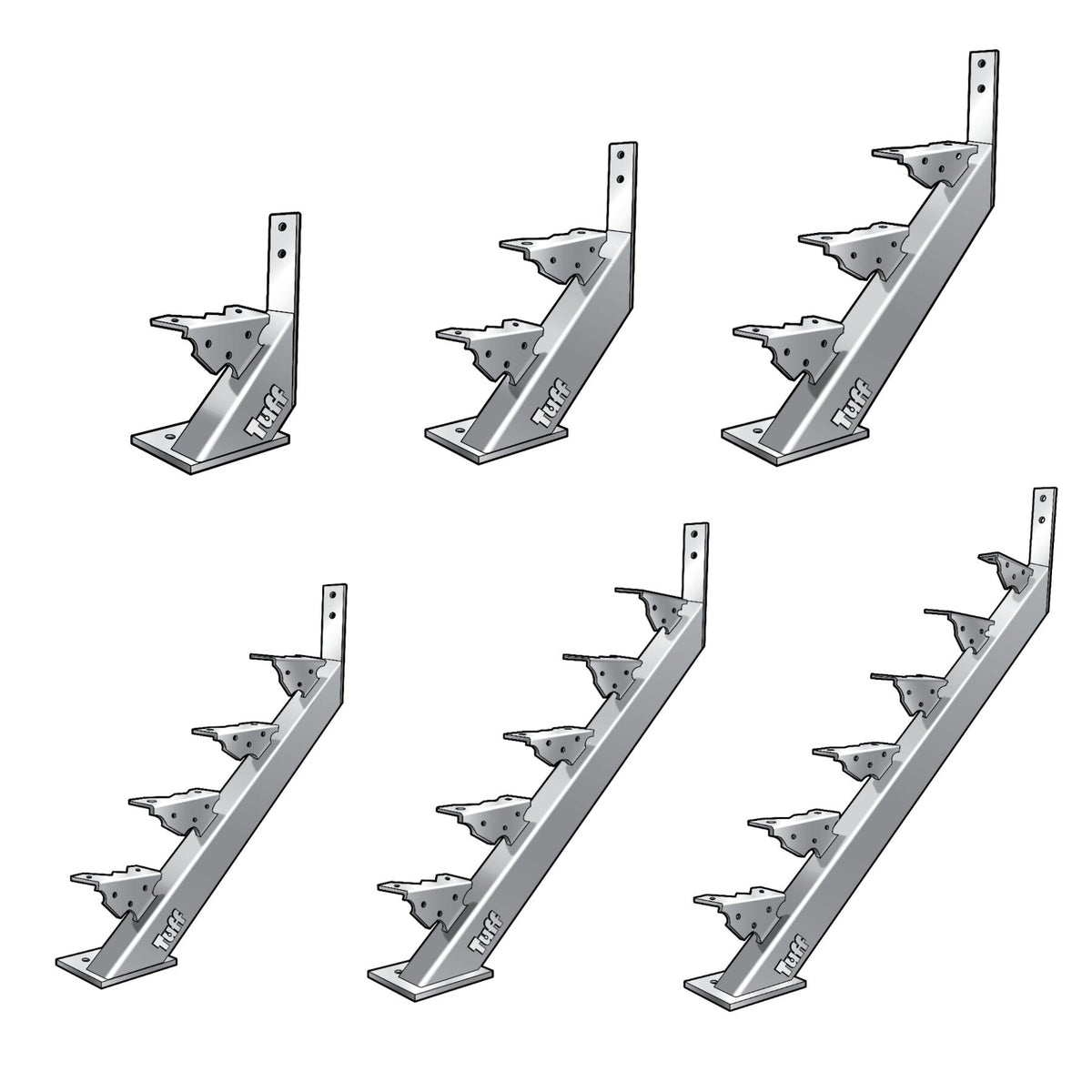 STAIR STRINGERS Bolt-On-Concrete HARDWARE — Decking Wood QLD