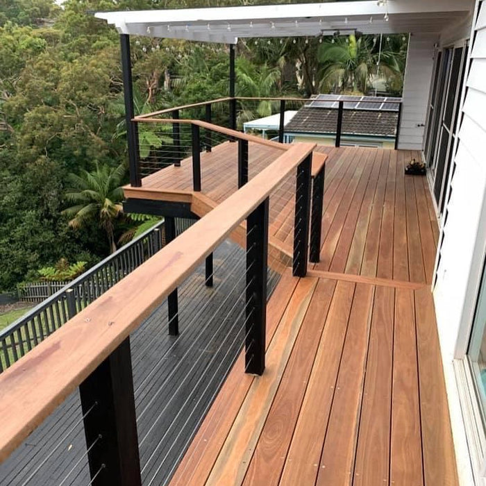 86x19 Concealed Fix Ironbark Decking S&B Grade KD Pack Size from 450lm ...