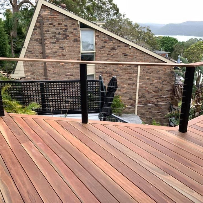 86x19 Concealed Fix Ironbark Decking S&B Grade KD Pack Size from 450lm ...