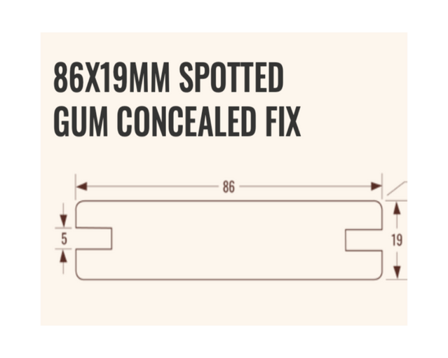 86x19 Concealed Fix Ironbark Decking S&B Grade KD Pack Size from 450lm ...