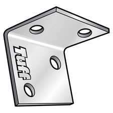 Angle Connector 100X100X100 Galvanized — Decking Wood QLD