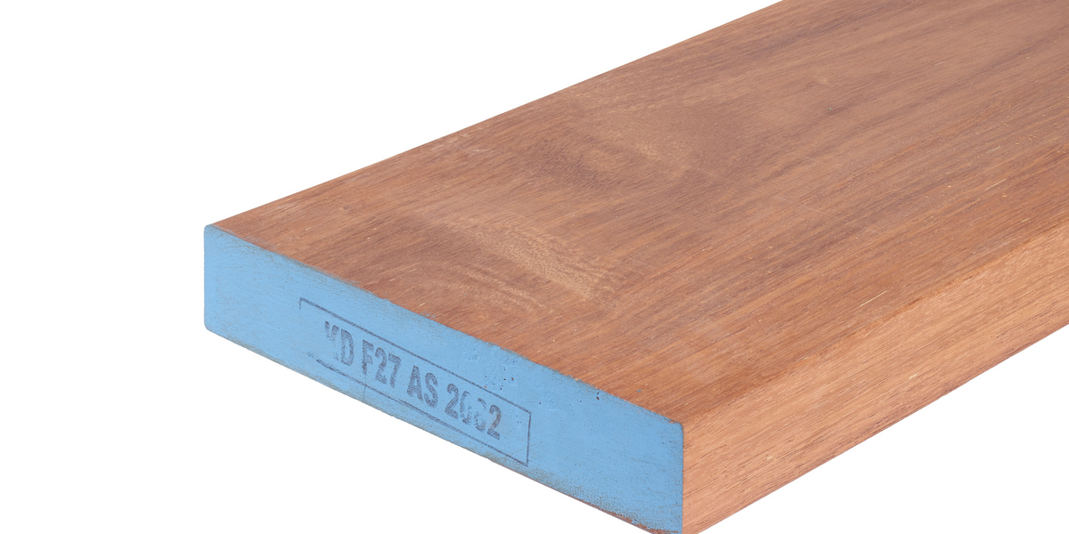 Durable 250x50 Merbau step treads for outdoor stairs. — Decking Wood QLD