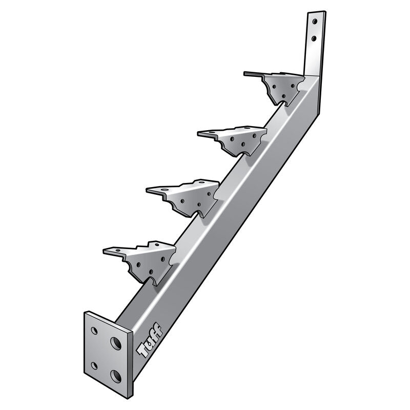 Stair Stringer Landing-to-Landing - 4 Step for a Pair (2 Piece ...