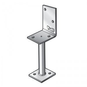 Angle Type Post Support 450mm Shaft Carton of 5 and 10 — Decking Wood QLD